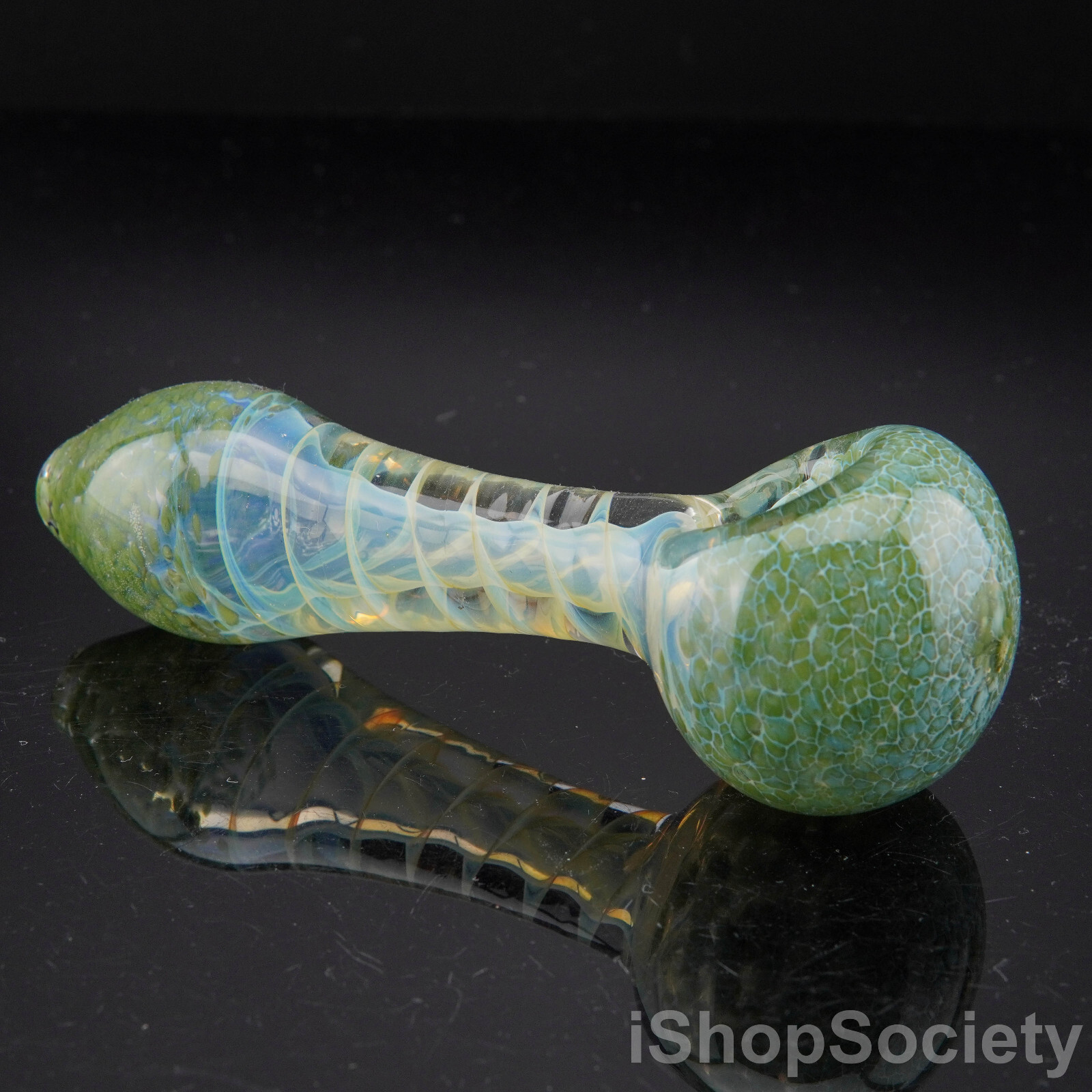 4.5" Tornado Vortex Tobacco Smoking Pipe Thick Collectible Glass Pipes ...