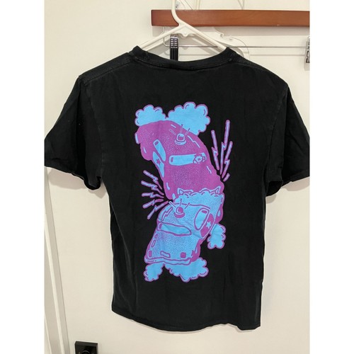 HUF 2-Sided Collision T-Shirt, Black/Purple/Blue, Small | eBay