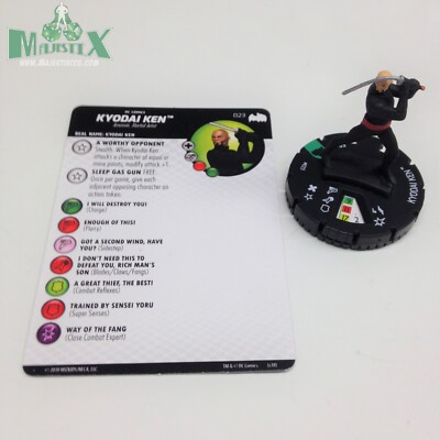 Heroclix Batman: The Animated Series set Kyodai Ken #023 Uncommon ...
