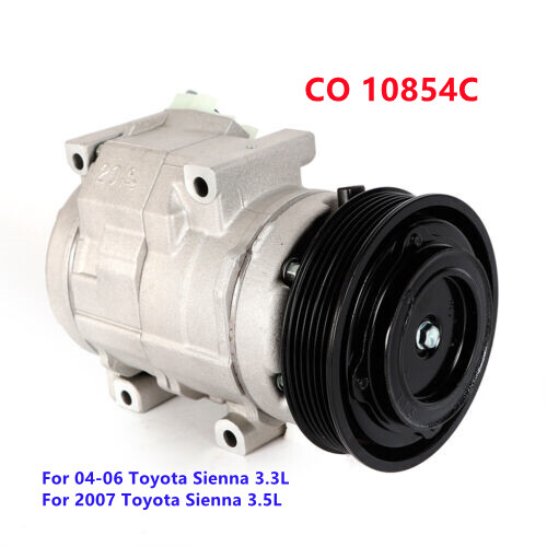 For Toyota Sienna 2004 2005 2006 3.3L Air Conditioner AC Compressor Fit ...