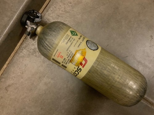 Scott 4500PSI 60MIN Firefighter SCBA Bottle Tank Cylinder Mfr 2011 ...