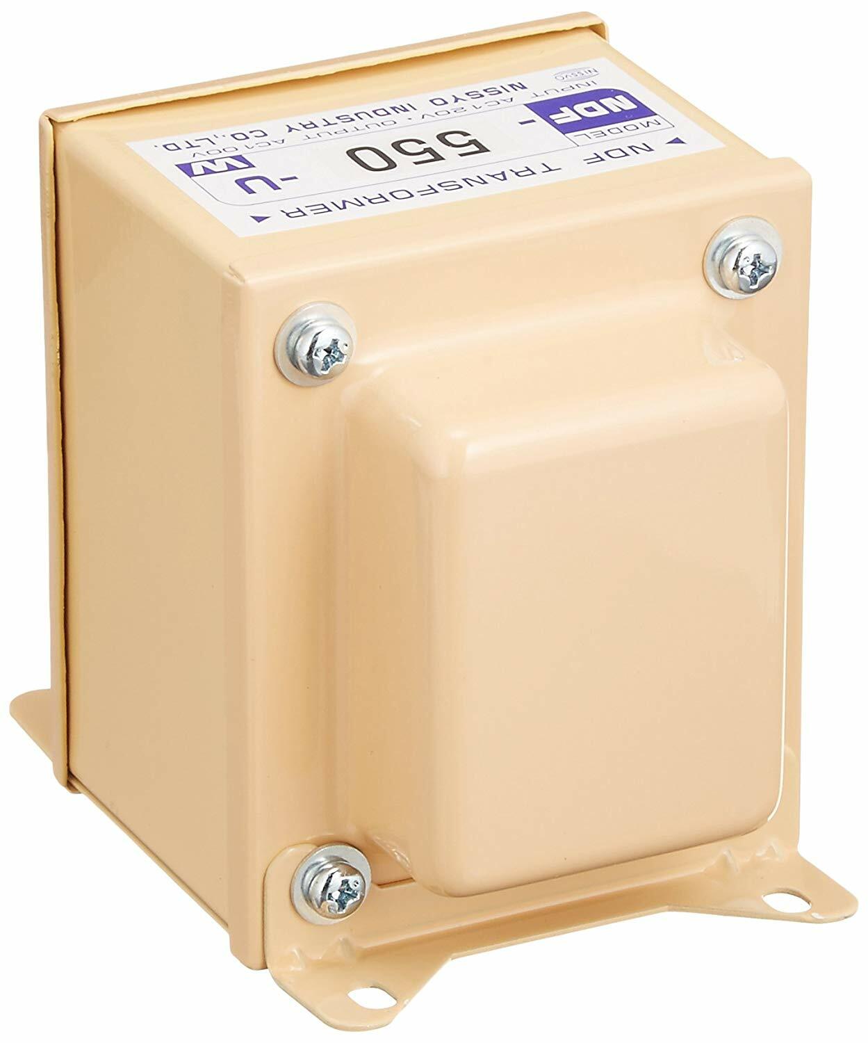 Nissho Voltage Transformer Converter Ndf NDF-550U AC110V - AC127V to ...