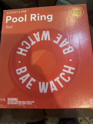 Sunnylife Sunny Life Bae Watch Swimming Pool Ring Float NWB | eBay