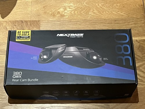 NEXTBASE 380GWX Front and Rear Dash Cam - Black 5060384257815 | eBay UK