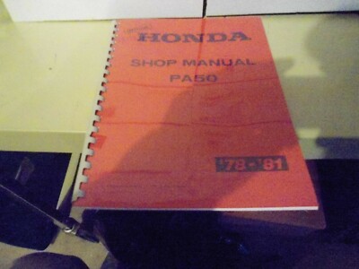 honda moped manuals two manuals | eBay
