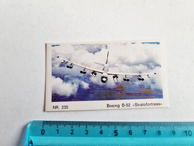 Boeing B-52 Stratofortress Adhesive Airplain Sticker Autocollant 80s ...