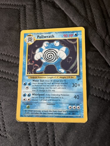 Pokémon TCG Poliwrath Base Set 13/102 Holo Unlimited Holo Rare | eBay