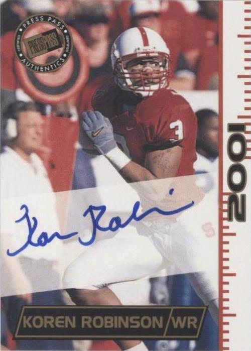 2001 Press Pass - Autographs Koren Robinson (AU, RC) for sale online | eBay