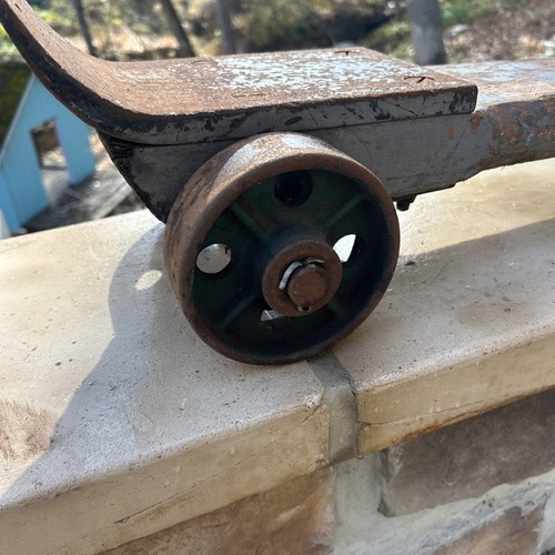 Antique Railroad Fairbanks & Co Pry / Johnson Bar Dolly Rail & Tie ...