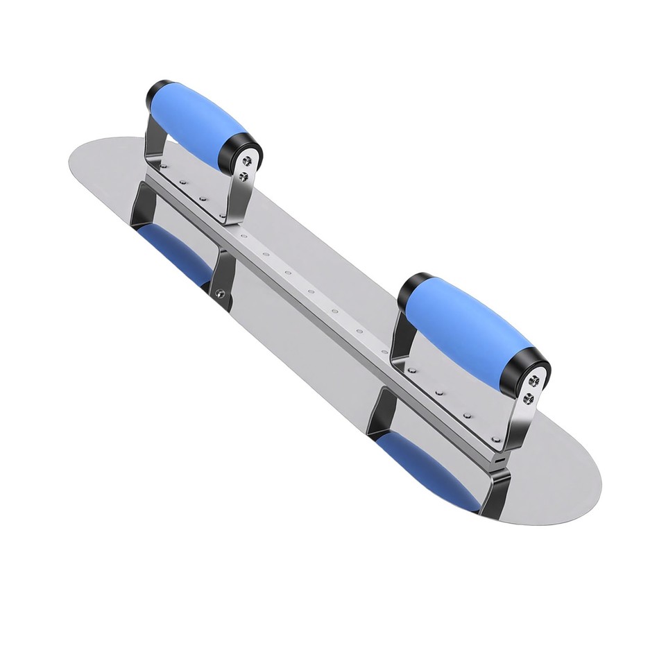 20 Professional Dual Handle Pool Trowel Double Round Shape ...