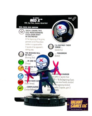 DC Heroclix Red X #041 w/ Card Batman Team Up Set | eBay