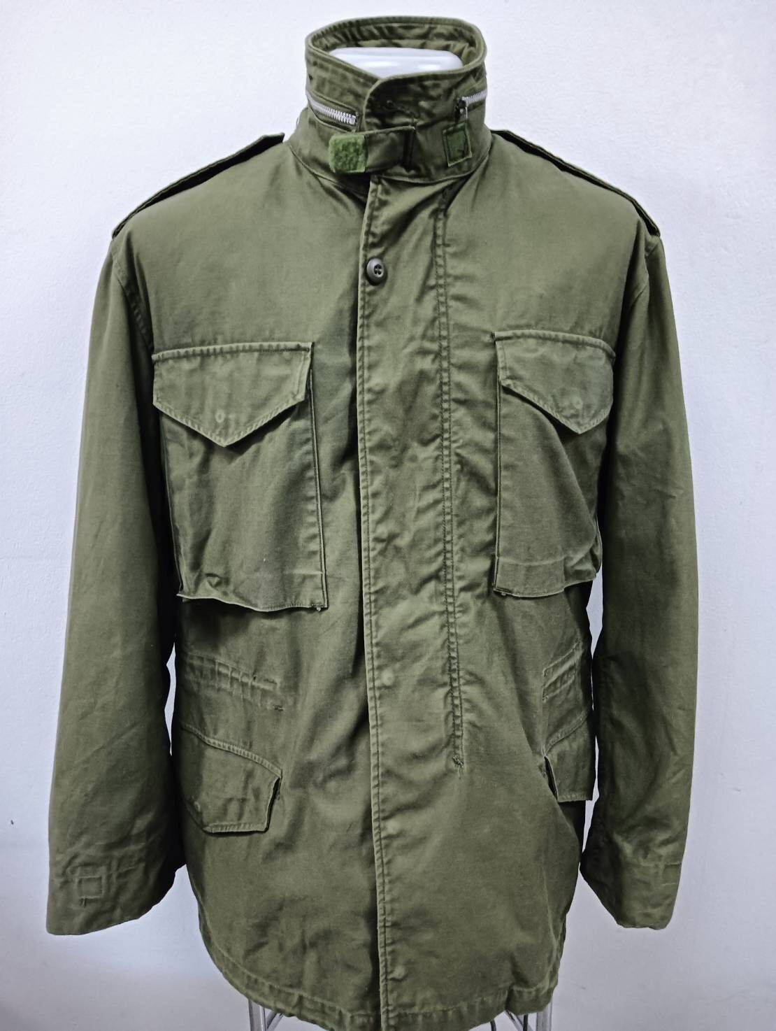 VINTAGE US ARMY M1965 M65 FIELD JACKET 1960'S VIETNAM WAR MEDIUM ...