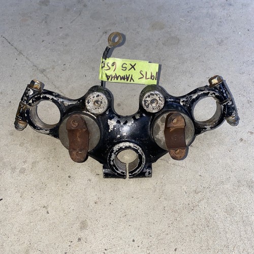 1975 YAMAHA XS650 UPPER TRIPLE TREE CLAMP TOP MOUNT | eBay Australia