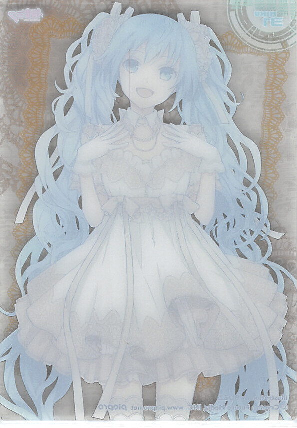 Vocaloid Hatsune Miku Trading Card Clear Card Collection MIKU 31 HOLO ...