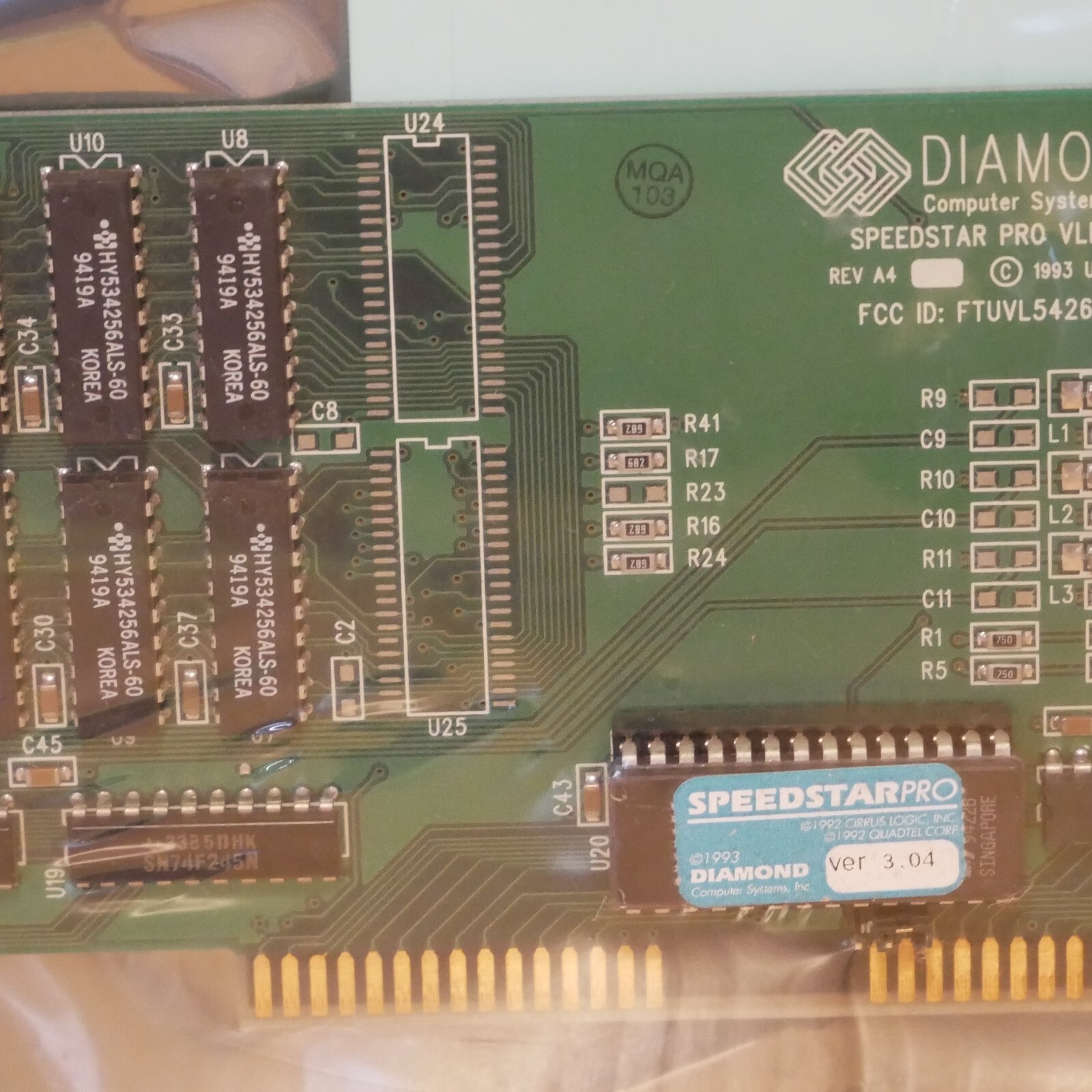 Diamond SpeedStar Pro VLB Vesa Local Bus FTUVL5426A v3.04 VGA Video ...