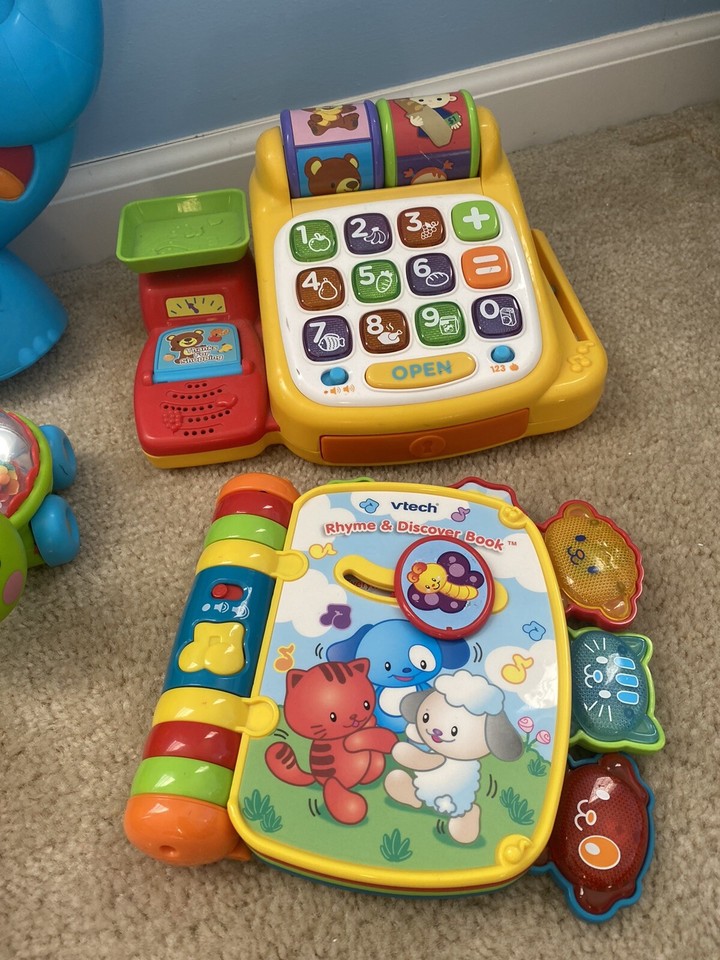 Fisher Price Baby Toddler Toy Lot Activity Playskool Vtech Vintage Huge ...
