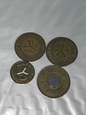 4-NYC subway Tokens See Pictures | eBay