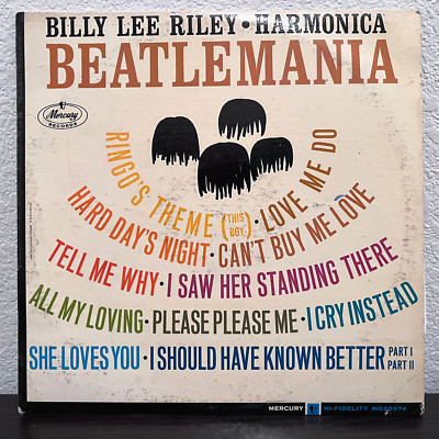 BILLY LEE RILEY - Harmonica Beatlemania (Mercury) - 12" Vinyl Record LP ...