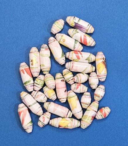 Loose Rolled Paper Beads 31 ct. Assorted Sizes Jewelry Making Crafts ...