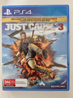 Just Cause 3 PS4 PlayStation 4 game * PS5 Compatible * | eBay Australia