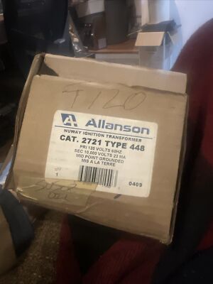 Allanson Ignition Transformer Cat.2721,type 448 | eBay