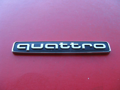 AUDI A3 A4 A5 A6 A7 A8 Q3 Q5 Q7 TT R QUATTRO REAR EMBLEM LOGO BADGE ...