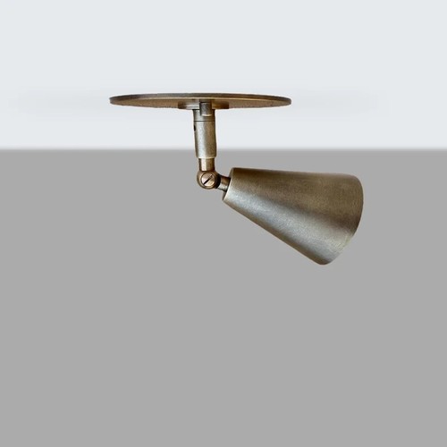 Adjustable Angle Ceiling spot light--Modern Aged Brass light--Solid ...