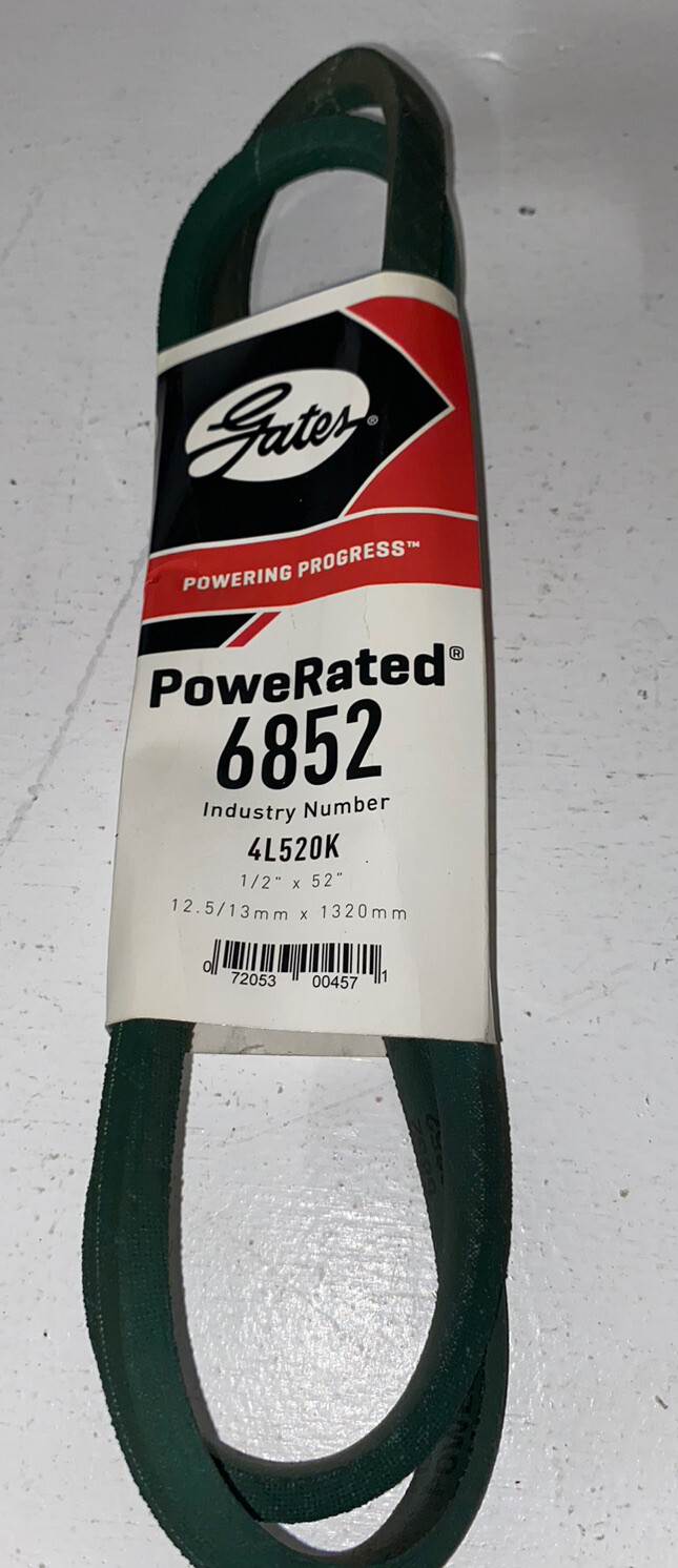 Gates 6852 FHP Medium Horse-Power V-Belt 1/2” x 52” | eBay