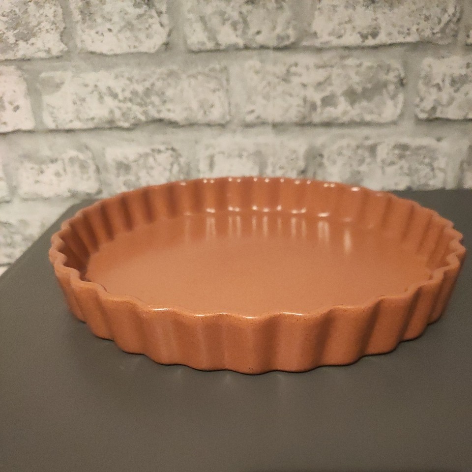 Emile Henry Flan Pie Dish Retro Vintage Made In France Ceramic ...