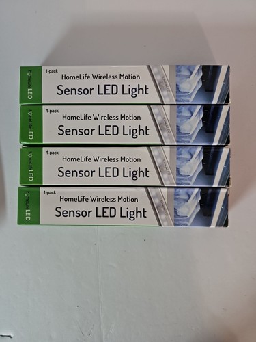 4 Pack HomeLife Wireless LED Motion Sensor Light Bar AAA Battery | eBay