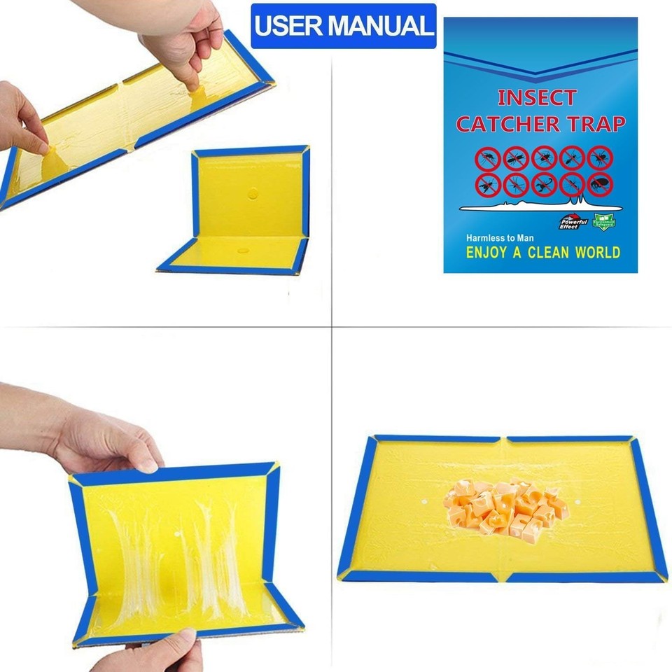 Sticky Traps - Multi-Use Boards Pest Traps Boards - Sticky Pads Board ...