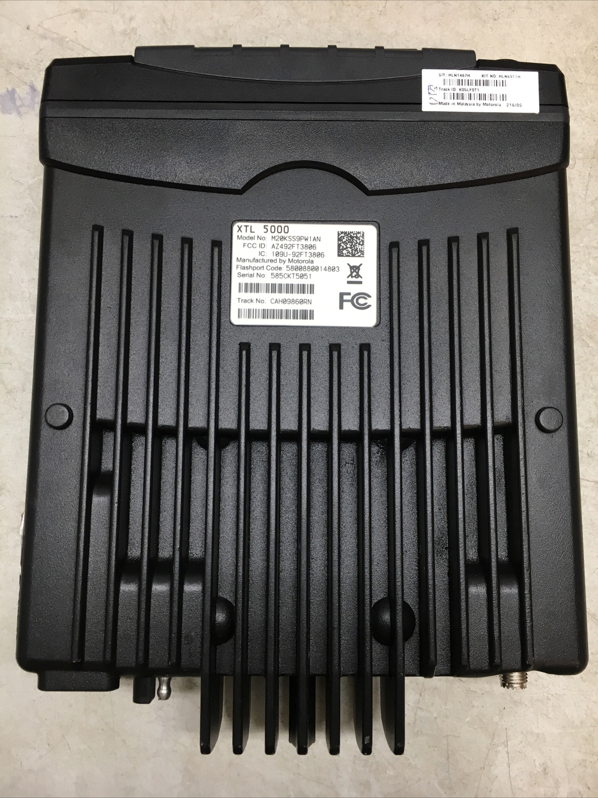 Motorola XTL5000 O5 VHF 136-174Mhz P25 Digital mobile radio ...