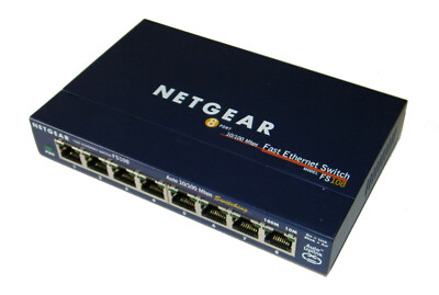 Netgear FS108 v2 Fast Ethernet Switch 10/100 Mbps **10 | eBay.de