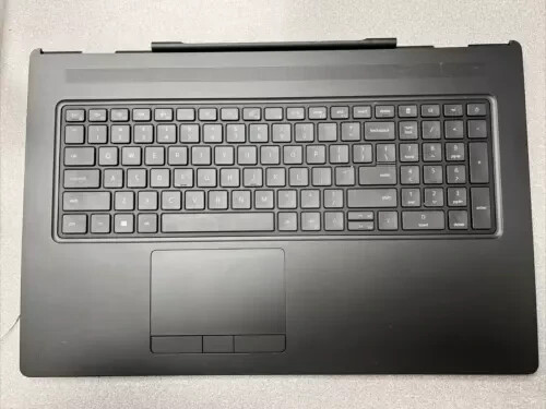 1VVYH Genuine Dell Precision 7750 Palmrest Touchpad US/EN BCL Keyboard ...