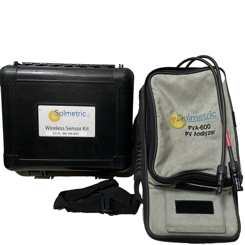 Solmetric PVA-600 PV Analyzer with Irradiance Sensor | eBay