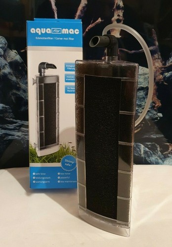 Aqua Mac Eckfilter MM35 schwarz Hamburger Mattenfilter mit Luftheber ...