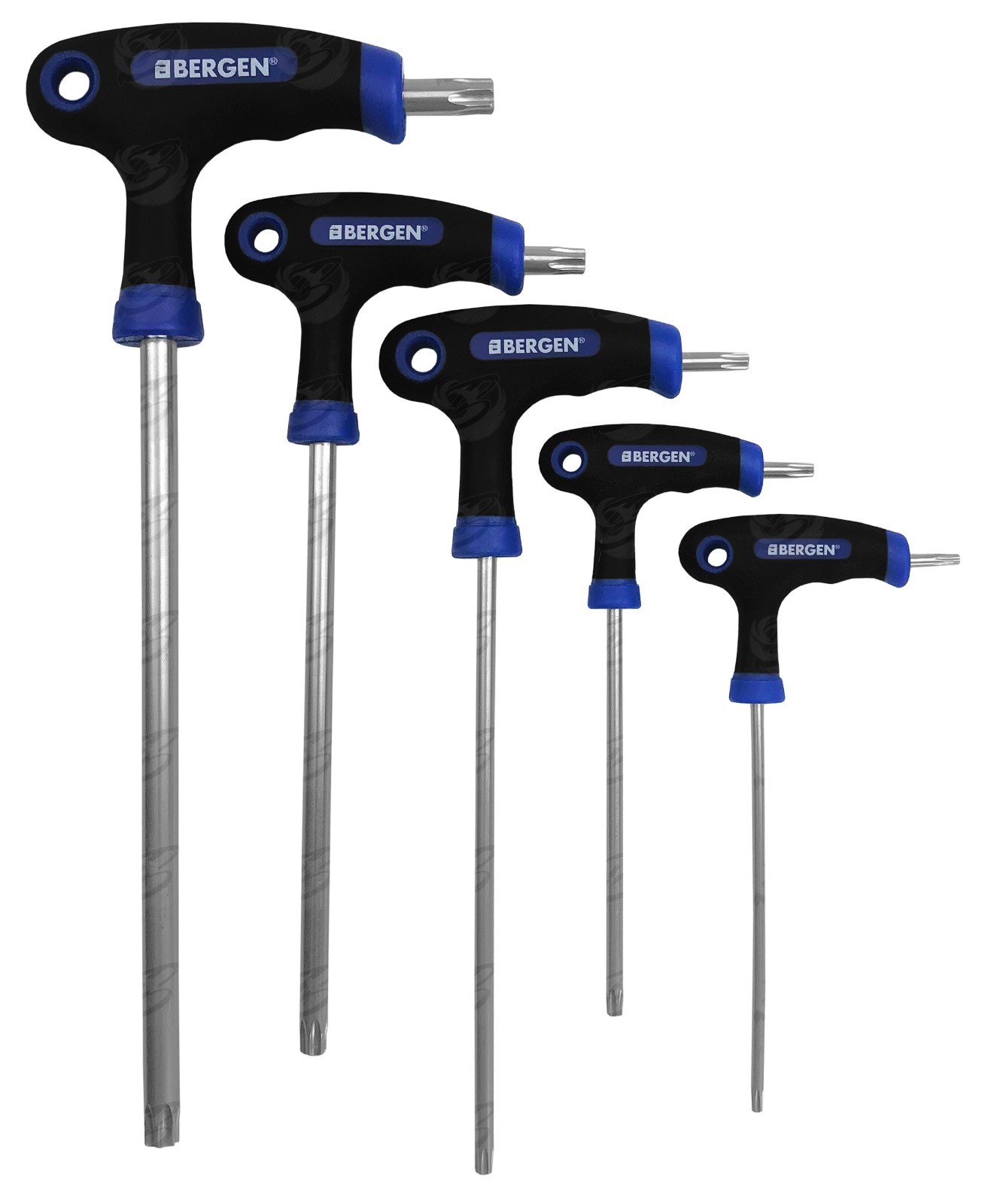 BERGEN 9pc T Handle Torx Set Star Key T10 - T50mm Torx Star Keys | eBay