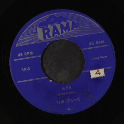 CROWS: gee / i love you so RAMA 7" Single 45 RPM | eBay