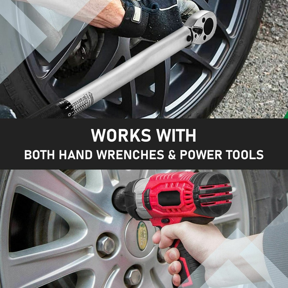 1/2" Locking Wheel Nut Remover Stud Bolt Impact Twist Socket Extractor ...