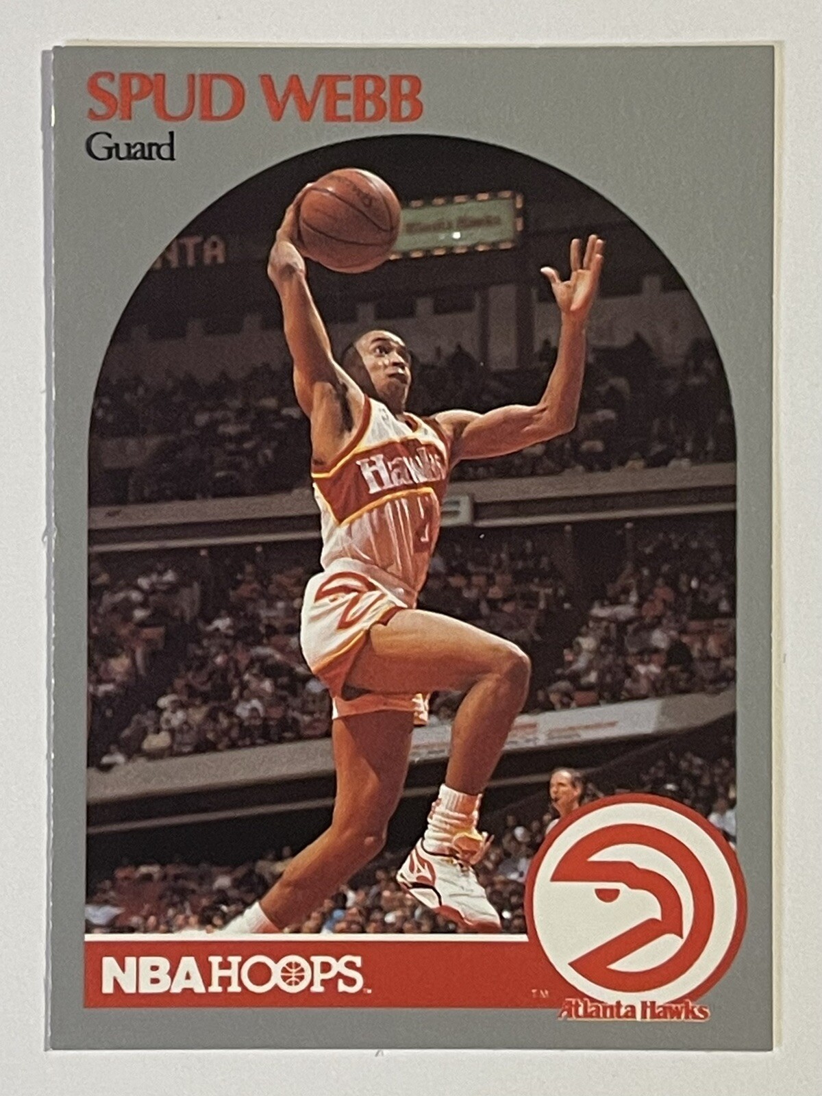 SPUD WEBB 1990-91 NBA HOOPS BASKETBALL CARD # 35 Atlanta Hawks | eBay