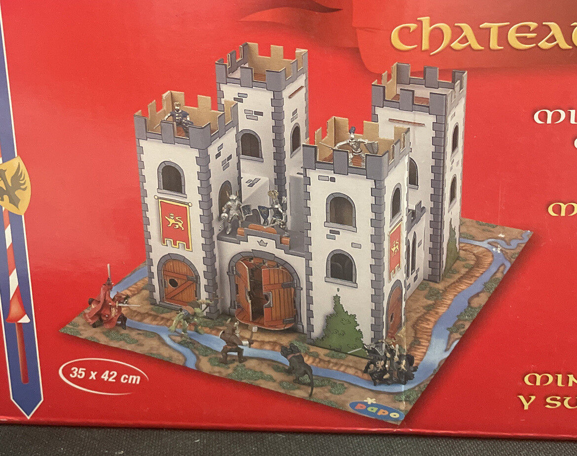 Papo Mini Medieval Castle With Playing Mat New In Box | eBay