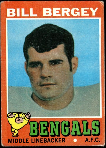 1971 Topps #155 Bill Bergey G-VG | eBay
