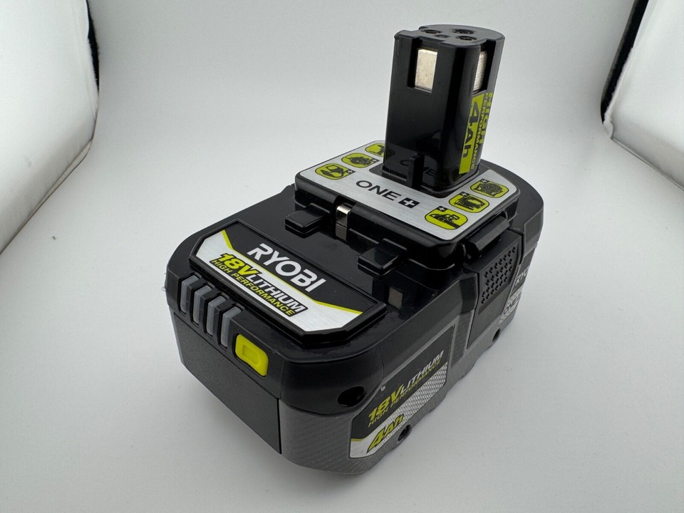 RYOBI [PBP004] GENUINE 18V ONE+ 4.0AH LITHIUM-ION RECHARGEABLE BATTERY ...
