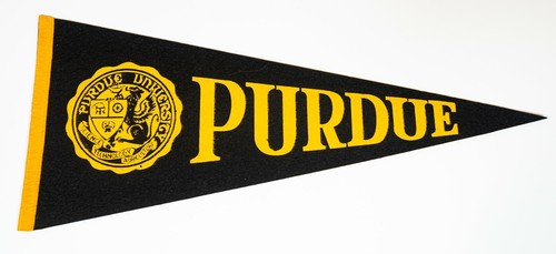 Purdue University vintage pennant 1950s / 1960s | eBay