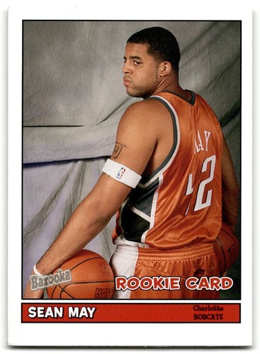 2005-06 Bazooka Sean May Rookie Charlotte Bobcats #173 | eBay