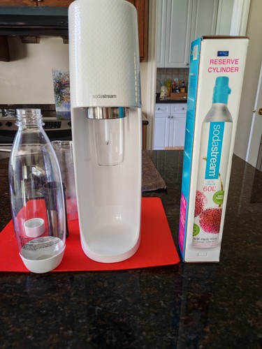 soda stream machine with bottle and co2 refill | eBay