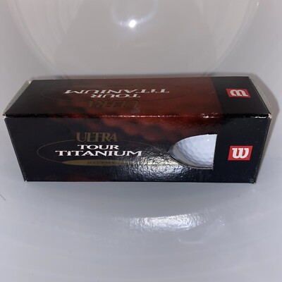 Wilson Ultra Tour Titanium Accuracy Three 3 Golf Balls Made In USA ...
