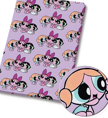 Powerpuff Girls 1990s cartoon Bubbles polyCotton Fabric Half Yard (18 ...