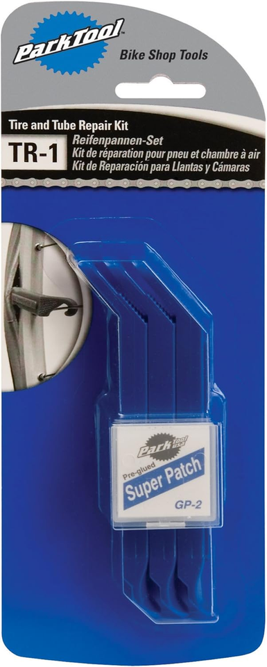 PARKTOOL TR-1 Tube Repair Kit, Puncture Repair Kit, Includes 3 Tire ...