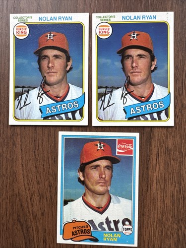 Nolan Ryan; 1980 Topps Burger King & Coca-Cola #9; NM-NMMT; Lot of 3 | eBay